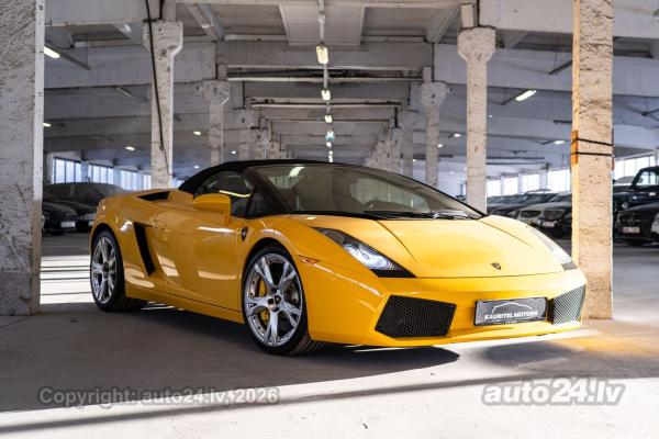 Yellow Lamborghini Gallardo 2006 in Tallinn, with an engine capacity of 5.00 L and mileage of 62 thousand km for 105900 €, photo 3 on AUTOMOTO.COM.LV