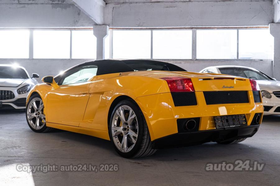 Yellow Lamborghini Gallardo 2006 in Tallinn, with an engine capacity of 5.00 L and mileage of 62 thousand km for 105900 €, photo 7 on AUTOMOTO.COM.LV