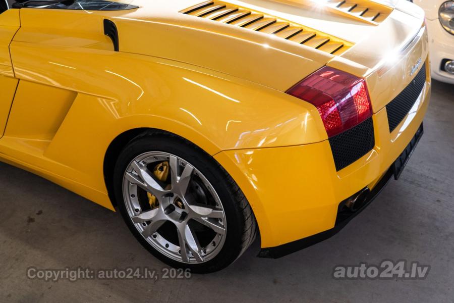 Yellow Lamborghini Gallardo 2006 in Tallinn, with an engine capacity of 5.00 L and mileage of 62 thousand km for 105900 €, photo 25 on AUTOMOTO.COM.LV