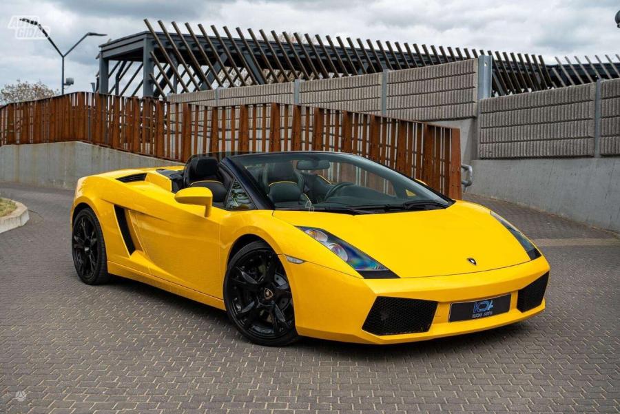 Dzeltens Lamborghini Gallardo 2007 Kauņa, ar dzinēja tilpumu 5.00 L un nobraukumu 101 tūkst. km par 79450 €, foto 1 vietnē AUTOMOTO.COM.LV