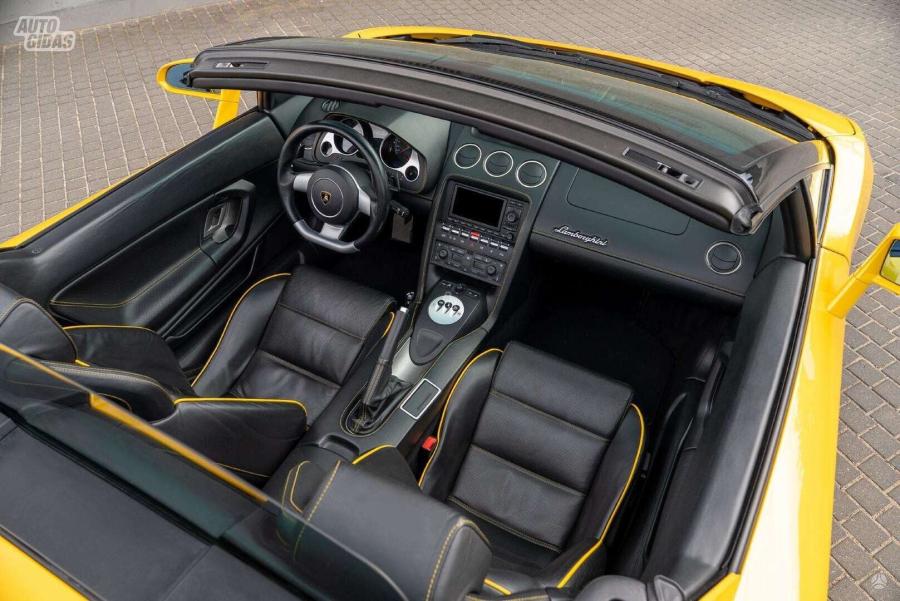 Dzeltens Lamborghini Gallardo 2007 Kauņa, ar dzinēja tilpumu 5.00 L un nobraukumu 101 tūkst. km par 79450 €, foto 17 vietnē AUTOMOTO.COM.LV