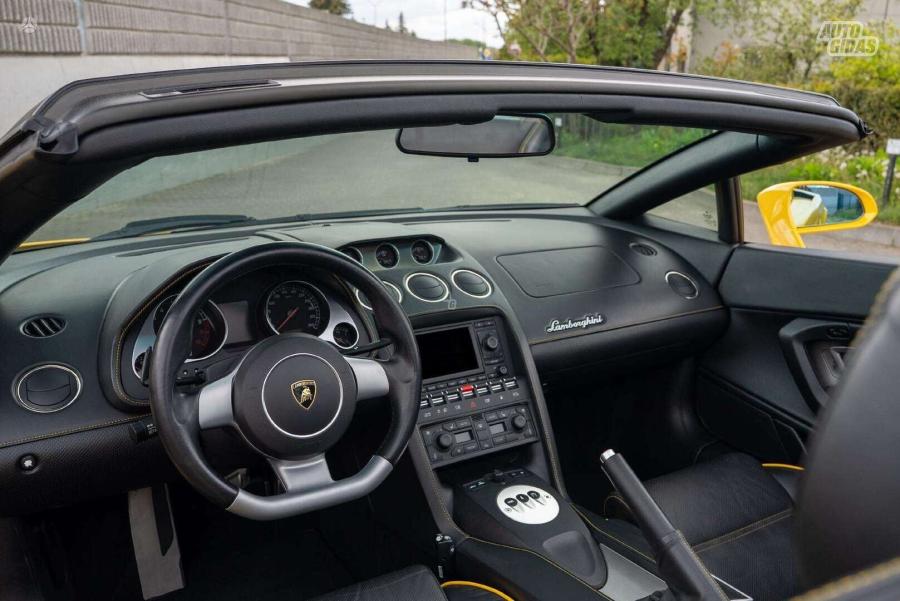Dzeltens Lamborghini Gallardo 2007 Kauņa, ar dzinēja tilpumu 5.00 L un nobraukumu 101 tūkst. km par 79450 €, foto 27 vietnē AUTOMOTO.COM.LV