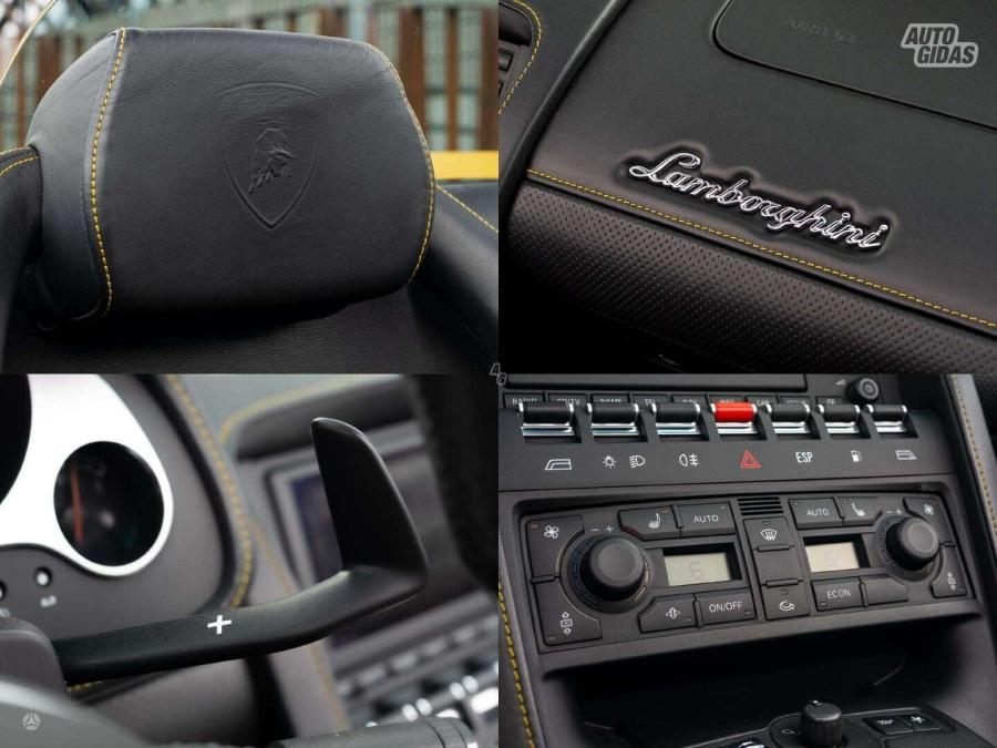 Dzeltens Lamborghini Gallardo 2007 Kauņa, ar dzinēja tilpumu 5.00 L un nobraukumu 101 tūkst. km par 79450 €, foto 34 vietnē AUTOMOTO.COM.LV