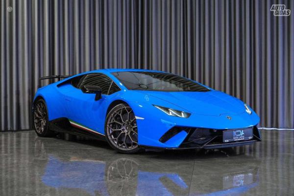 Zils Lamborghini Huracan 2018 Kauņa, ar dzinēja tilpumu 5.20 L un nobraukumu 124 tūkst. km par 209950 €, foto 1 vietnē AUTOMOTO.COM.LV