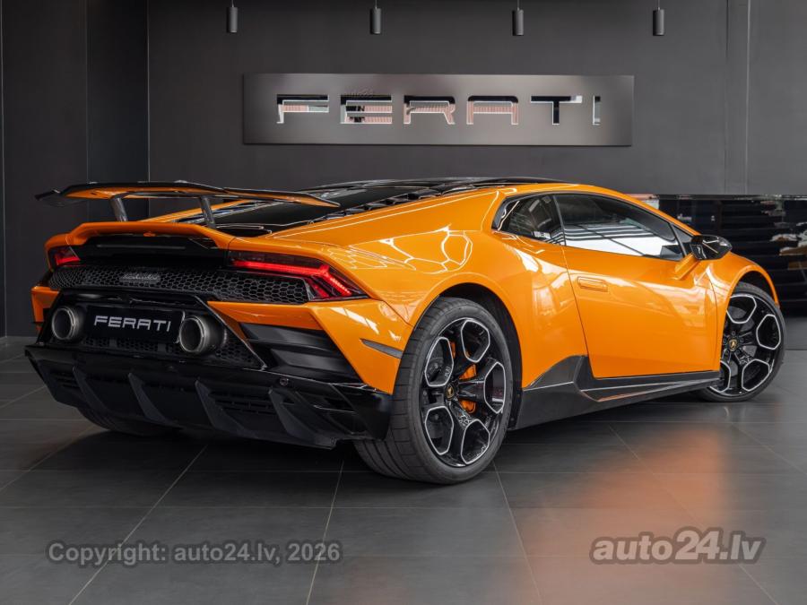 Оранжевый Ламборджини Хуракан 2022 в Таллин, объемом двигателя 5.20 л и пробегом 16 тыс. км за 299900 €, фото 3 на AUTOMOTO.COM.LV