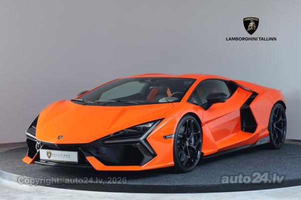 Orange Lamborghini Revuelto 2026 in Tallinn, with an engine capacity of 6.50 L and mileage of 0 thousand km for 657076 €, photo 1 on AUTOMOTO.COM.LV
