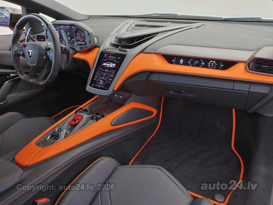 Orange Lamborghini Revuelto 2026 in Tallinn, with an engine capacity of 6.50 L and mileage of 0 thousand km for 657076 €, photo 15 on AUTOMOTO.COM.LV