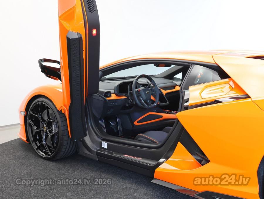 Orange Lamborghini Revuelto 2026 in Tallinn, with an engine capacity of 6.50 L and mileage of 0 thousand km for 657076 €, photo 17 on AUTOMOTO.COM.LV