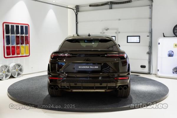 Black Lamborghini Urus 2023 in Tallinn, with an engine capacity of 4.00 L and mileage of 15 thousand km for 275000 €, photo 3 on AUTOMOTO.COM.LV