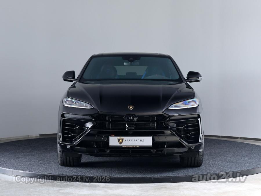 Black Lamborghini Urus 2026 in Tallinn, with an engine capacity of 4.00 L and mileage of 4 thousand km for 338520 €, photo 4 on AUTOMOTO.COM.LV
