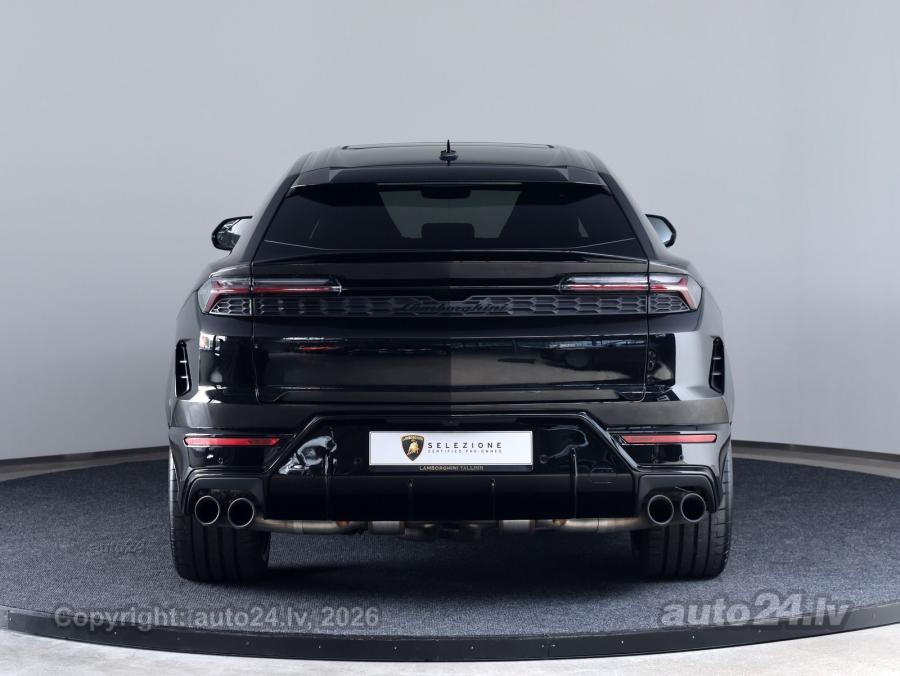 Black Lamborghini Urus 2026 in Tallinn, with an engine capacity of 4.00 L and mileage of 4 thousand km for 338520 €, photo 5 on AUTOMOTO.COM.LV
