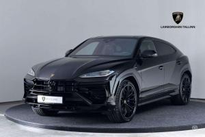 Melns Lamborghini Urus 2026 Tallina, ar dzinēja tilpumu 4.00 L un nobraukumu 4 tūkst. km par 329000 €, foto  vietnē AUTOMOTO.COM.LV