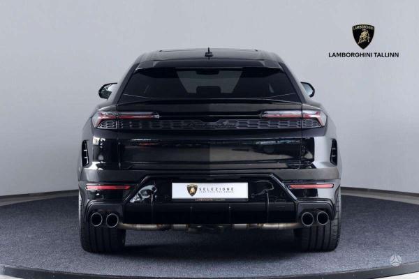 Black Lamborghini Urus 2026 in Tallinn, with an engine capacity of 4.00 L and mileage of 4 thousand km for 329000 €, photo 4 on AUTOMOTO.COM.LV