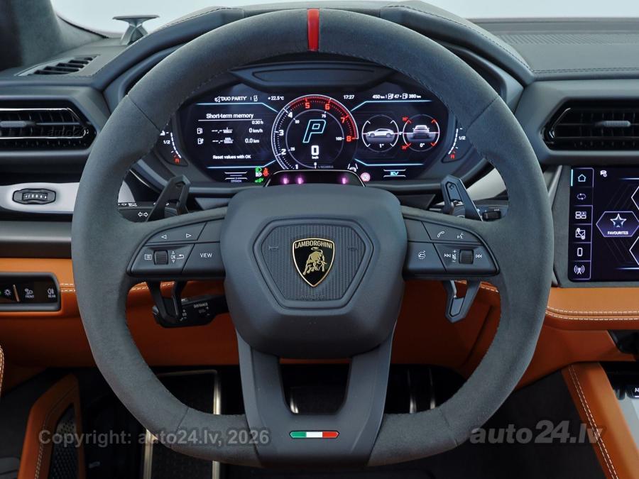 Grey Lamborghini Urus 2026 in Tallinn, with an engine capacity of 4.00 L and mileage of 0 thousand km for 345960 €, photo 16 on AUTOMOTO.COM.LV