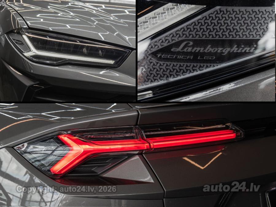 Grey Lamborghini Urus 2021 in Tallinn, with an engine capacity of 4.00 L and mileage of 24 thousand km for 244900 €, photo 4 on AUTOMOTO.COM.LV