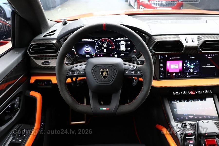 Orange Lamborghini Urus 2026 in Tallinn, with an engine capacity of 4.00 L and mileage of 38 thousand km for 375000 €, photo 7 on AUTOMOTO.COM.LV