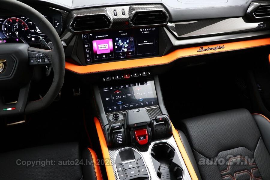 Orange Lamborghini Urus 2026 in Tallinn, with an engine capacity of 4.00 L and mileage of 38 thousand km for 375000 €, photo 8 on AUTOMOTO.COM.LV
