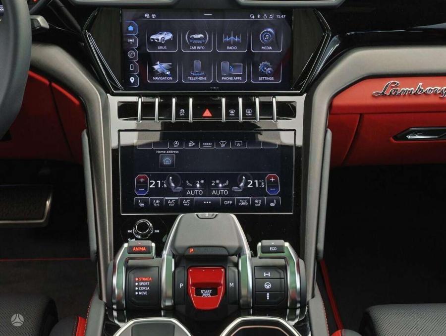 Oranžs Lamborghini Urus 2025 Tallina, ar dzinēja tilpumu 4.00 L un nobraukumu 6 tūkst. km par 330000 €, foto 12 vietnē AUTOMOTO.COM.LV
