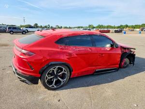 Sarkans Lamborghini Urus 2019 Kauņa, ar dzinēja tilpumu 4.00 L un nobraukumu 55 tūkst. km par 94900 €, foto 4 vietnē AUTOMOTO.COM.LV