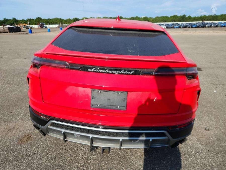 Sarkans Lamborghini Urus 2019 Kauņa, ar dzinēja tilpumu 4.00 L un nobraukumu 55 tūkst. km par 94900 €, foto 7 vietnē AUTOMOTO.COM.LV