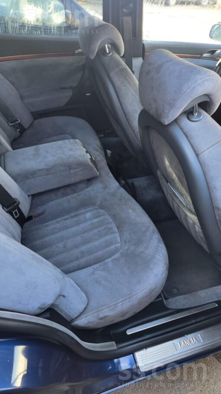 Zils Lancia Thesis 2008 Rīga, ar dzinēja tilpumu 2.40 L un nobraukumu 320 tūkst. km par 1000 €, foto 5 vietnē AUTOMOTO.COM.LV
