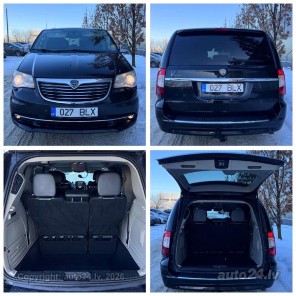 Black Lancia Voyager 2014 in Tallinn, with an engine capacity of 2.80 L and mileage of 255 thousand km for 7950 €, photo 7 on AUTOMOTO.COM.LV