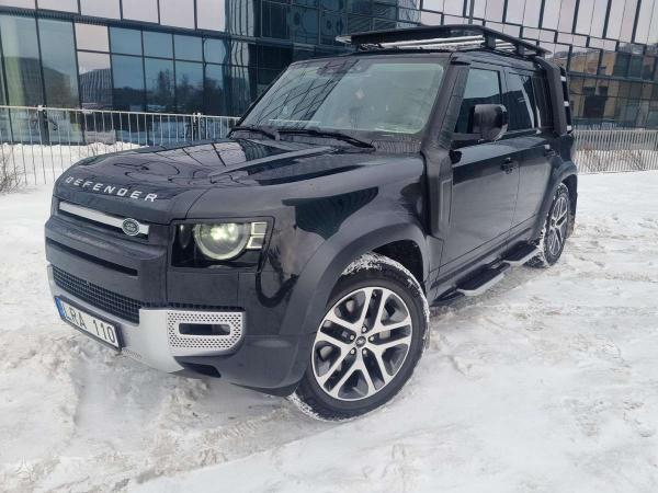 Black Land Rover Defender 2020 in Vilnius, with an engine capacity of 3.00 L and mileage of 107 thousand km for 43000 €, photo 1 on AUTOMOTO.COM.LV