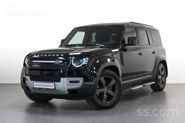 Black Land Rover Defender 2023 in Riga, with an engine capacity of 3.00 L and mileage of 77 thousand km for 57000 €, photo 1 on AUTOMOTO.COM.LV