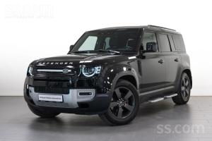 Melns Land Rover Defender 2023 Rīga, ar dzinēja tilpumu 3.00 L un nobraukumu 77 tūkst. km par 57000 €, foto  vietnē AUTOMOTO.COM.LV