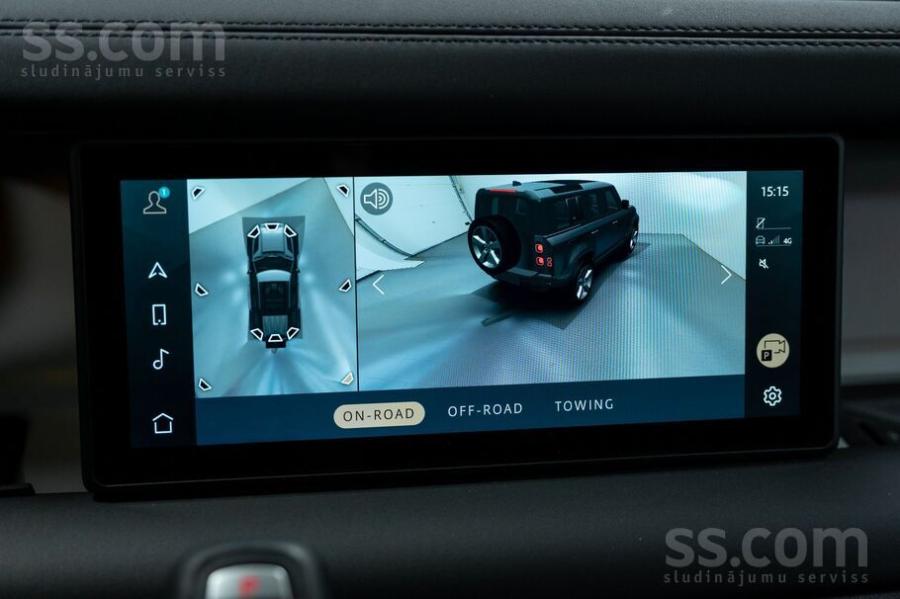 Melns Land Rover Defender 2023 Rīga, ar dzinēja tilpumu 3.00 L un nobraukumu 77 tūkst. km par 57000 €, foto 25 vietnē AUTOMOTO.COM.LV