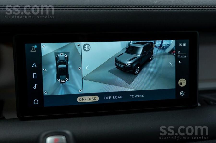 Melns Land Rover Defender 2023 Rīga, ar dzinēja tilpumu 3.00 L un nobraukumu 77 tūkst. km par 57000 €, foto 26 vietnē AUTOMOTO.COM.LV