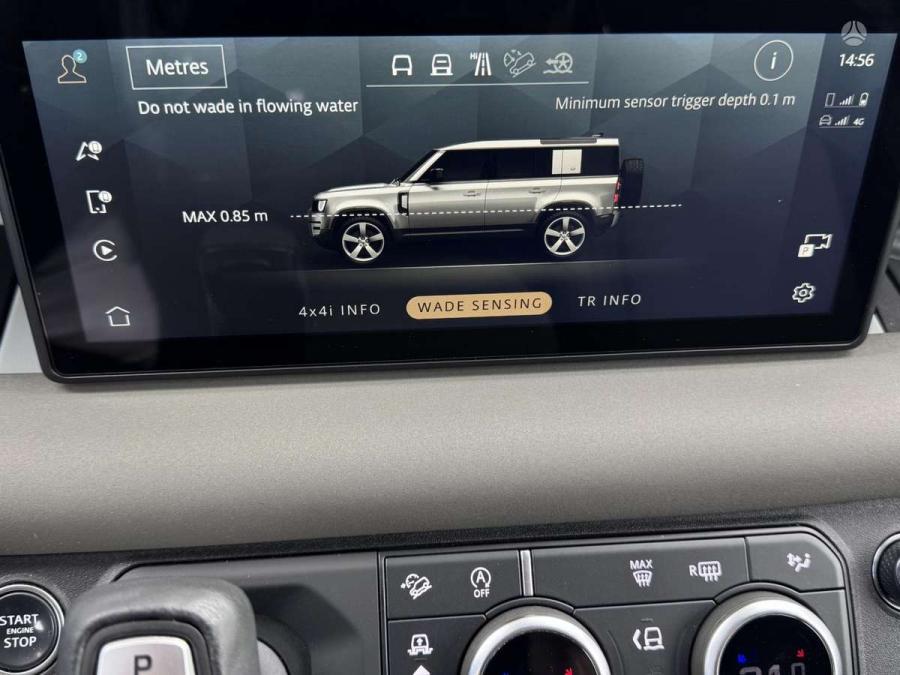 Melns Land Rover Defender 2023 Viļņa, ar dzinēja tilpumu 3.00 L un nobraukumu 100 tūkst. km par 54000 €, foto 21 vietnē AUTOMOTO.COM.LV