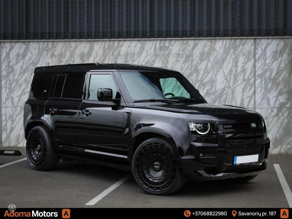 Land Rover Defender 2023 Kauņa vietnē Melns Land Rover Defender 2023 Kauņa, ar dzinēja tilpumu 3.00 L un nobraukumu 104 tūkst. km par 59000 €, foto 1 vietnē AUTOMOTO.COM.LV