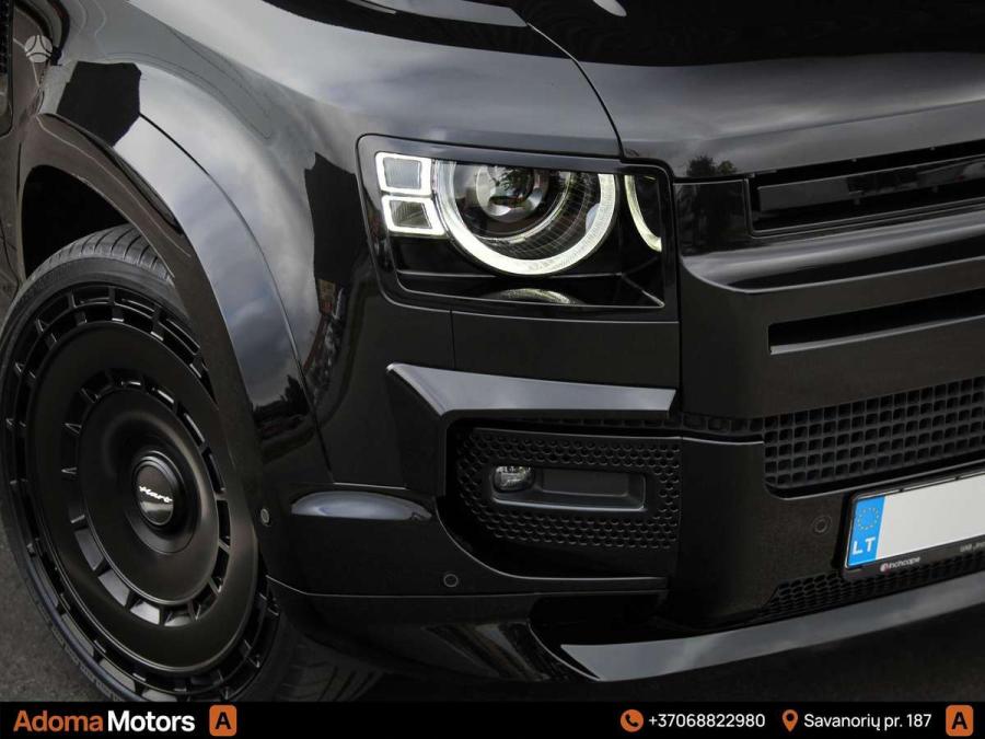 Melns Land Rover Defender 2023 Kauņa, ar dzinēja tilpumu 3.00 L un nobraukumu 104 tūkst. km par 59000 €, foto 7 vietnē AUTOMOTO.COM.LV