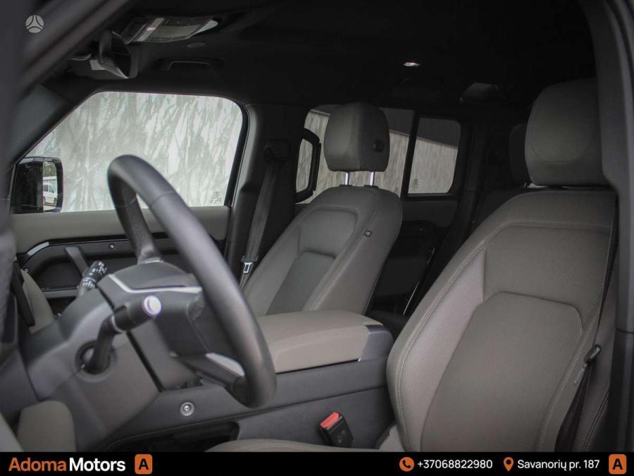 Melns Land Rover Defender 2023 Kauņa, ar dzinēja tilpumu 3.00 L un nobraukumu 104 tūkst. km par 59000 €, foto 11 vietnē AUTOMOTO.COM.LV
