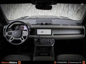 Melns Land Rover Defender 2023 Kauņa, ar dzinēja tilpumu 3.00 L un nobraukumu 104 tūkst. km par 59000 €, foto 14 vietnē AUTOMOTO.COM.LV