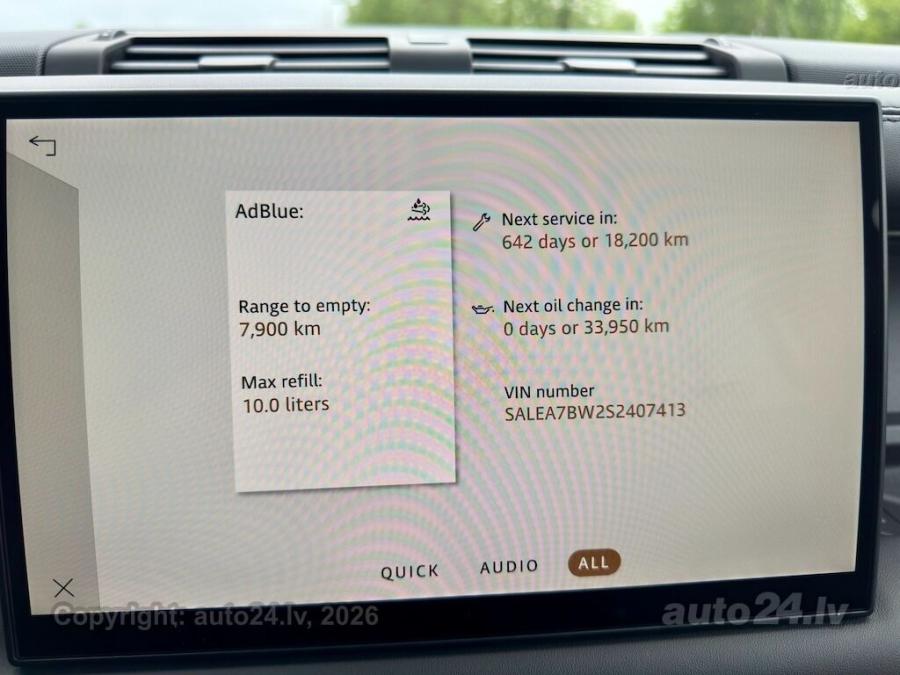 Melns Land Rover Defender 2024 Rīga, ar dzinēja tilpumu 3.00 L un nobraukumu 15 tūkst. km par 69900 €, foto 20 vietnē AUTOMOTO.COM.LV