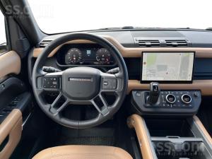Black Land Rover Defender 2025 in Riga, with an engine capacity of 3.00 L and mileage of 36 thousand km for 76000 €, photo 10 on AUTOMOTO.COM.LV
