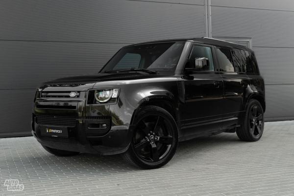 Melns Land Rover Defender 2025 Viļņa, ar dzinēja tilpumu 5.00 L un nobraukumu 38 tūkst. km par 99950 €, foto 1 vietnē AUTOMOTO.COM.LV