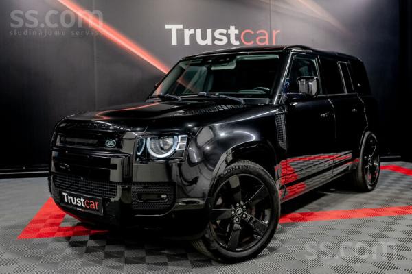 Land Rover Defender 2020 Tallina vietnē Melns Land Rover Defender 2020 Tallina, ar dzinēja tilpumu 2.00 L un nobraukumu 84 tūkst. km par 46500 €, foto 3 vietnē AUTOMOTO.COM.LV