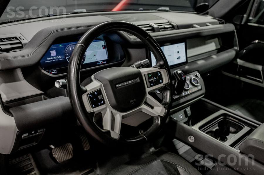 Melns Land Rover Defender 2020 Tallina, ar dzinēja tilpumu 2.00 L un nobraukumu 84 tūkst. km par 46500 €, foto 23 vietnē AUTOMOTO.COM.LV