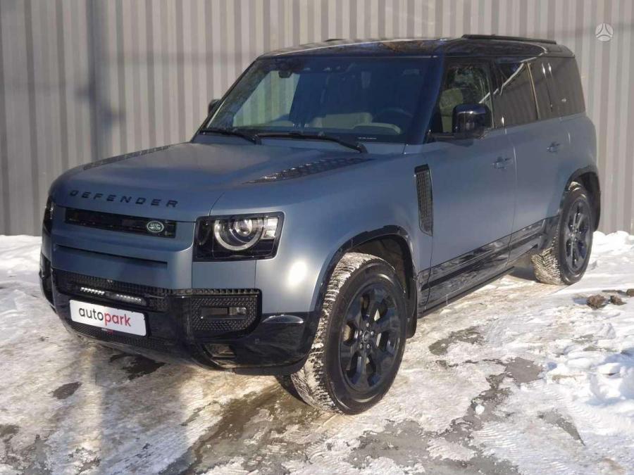 Blue Land Rover Defender 2022 in Vilnius, with an engine capacity of 3.00 L and mileage of 47 thousand km for 74900 €, photo 1 on AUTOMOTO.COM.LV