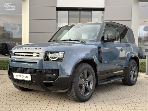 Blue Land Rover Defender 2025 in Vilnius, with an engine capacity of 3.00 L and mileage of 16 thousand km for 77000 €, photo 1 on AUTOMOTO.COM.LV