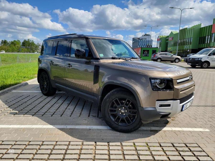 Brūns Land Rover Defender 2022 Viļņa, ar dzinēja tilpumu 3.00 L un nobraukumu 95 tūkst. km par 44900 €, foto 5 vietnē AUTOMOTO.COM.LV