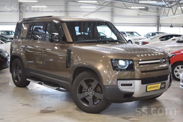 Brown Land Rover Defender 2024 in Riga, with an engine capacity of 3.00 L and mileage of 50 thousand km for 64900 €, photo 1 on AUTOMOTO.COM.LV