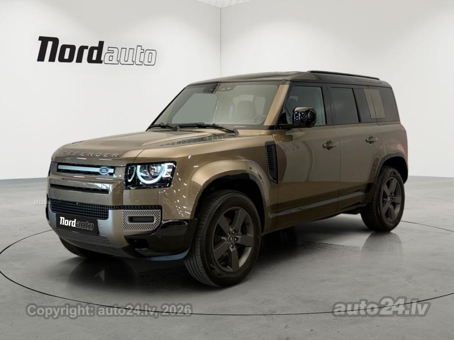 Brūns Land Rover Defender 2025 Tallina, ar dzinēja tilpumu 3.00 L un nobraukumu 19 tūkst. km par 71900 €, foto 1 vietnē AUTOMOTO.COM.LV