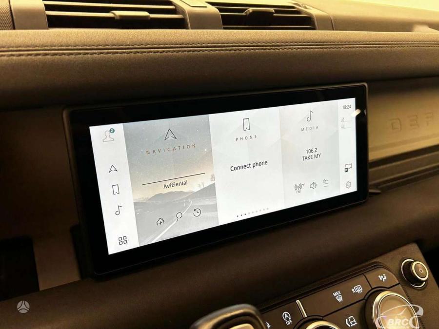 Pelēks Land Rover Defender 2021 Viļņa, ar dzinēja tilpumu 2.00 L un nobraukumu 125 tūkst. km par 37600 €, foto 19 vietnē AUTOMOTO.COM.LV