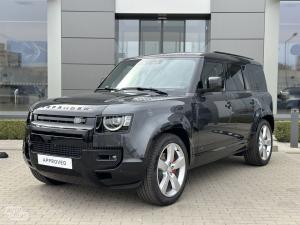 Grey Land Rover Defender 2025 in Vilnius, with an engine capacity of 3.00 L and mileage of 20 thousand km for 90500 €, photo  on AUTOMOTO.COM.LV