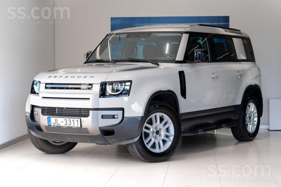 Pelēks Land Rover Defender 2026 Rīga, ar dzinēja tilpumu 3.00 L un nobraukumu 3 tūkst. km par 64990 €, foto 1 vietnē AUTOMOTO.COM.LV