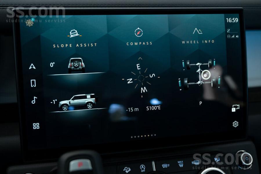 Pelēks Land Rover Defender 2026 Rīga, ar dzinēja tilpumu 3.00 L un nobraukumu 3 tūkst. km par 64990 €, foto 27 vietnē AUTOMOTO.COM.LV